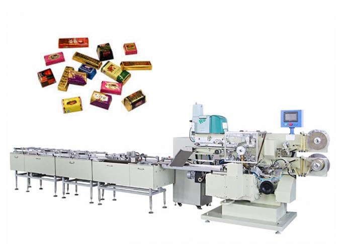 Electric Driven Type Candy Cutting Machine / Bubble Gum Packing Machine